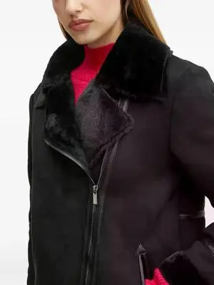 MORGAN Faux-fur Trimmed Coat
