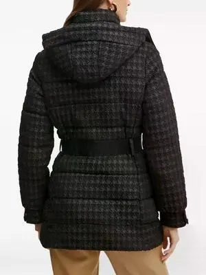 MORGAN Houndstooth Belted Jacket