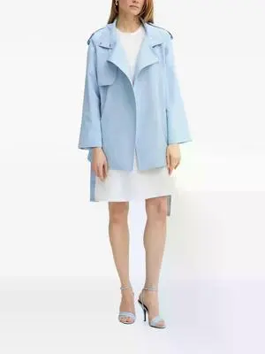 MORGAN Belted Asymmetric Coat