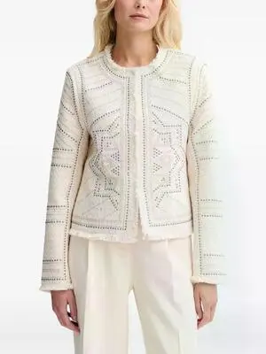 MORGAN Fringed Embellished Jacket