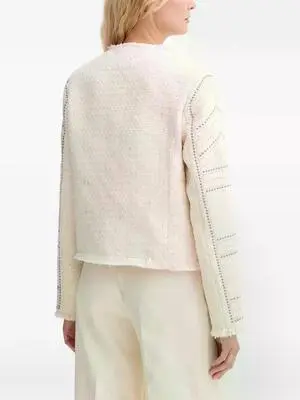 MORGAN Fringed Embellished Jacket