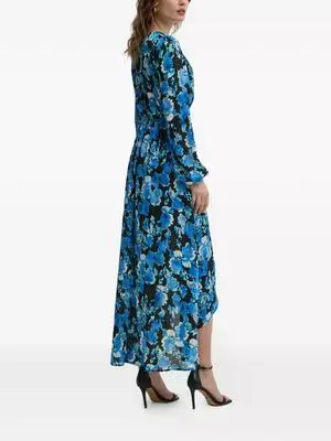 MORGAN Floral-patterned V-neck Midi Dress