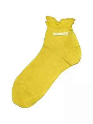 ANTIPAST Ruffled Socks - Yellow