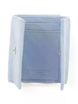 GIANNI CHIARINI Grain Leather Wallet - Blue