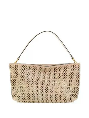 GIANNI CHIARINI Perforated Leather Shoulder Bag