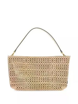 GIANNI CHIARINI Perforated Leather Shoulder Bag