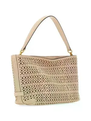 GIANNI CHIARINI Perforated Leather Shoulder Bag