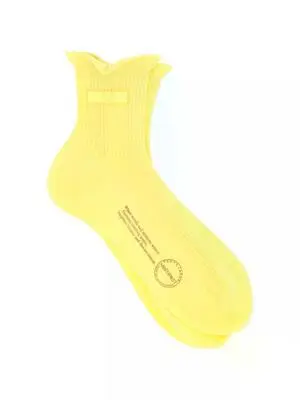 ANTIPAST Ribbon-detail Socks - Yellow