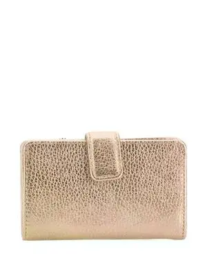 GIANNI CHIARINI Dollaro Pebbled Tab Wallet - Gold