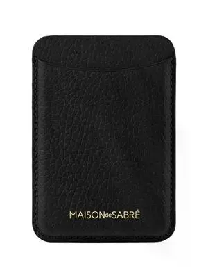 MAISON DE SABRE Leather Magsafe Wallet - Black