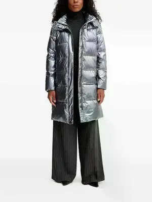 MORGAN Quilted Hooded Coat