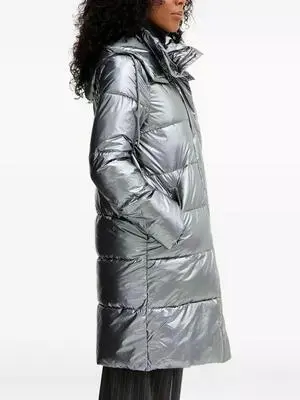 MORGAN Quilted Hooded Coat