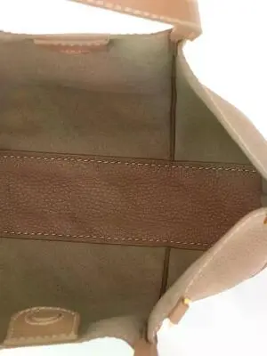 GIANNI CHIARINI Zahara Ribbed Grained Leather Tote Bag - Neutrals