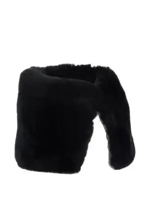 ANTIPAST Faux-fur Muffler - Black
