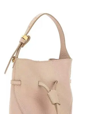 GIANNI CHIARINI Sienna Leather Bucket Bag - Pink