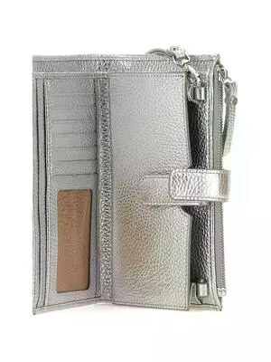 GIANNI CHIARINI Dollaro Metallic Wallet - Silver