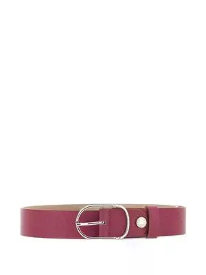 GIANNI CHIARINI Pebbled Leather Belt - Pink
