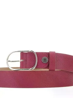 GIANNI CHIARINI Pebbled Leather Belt - Pink
