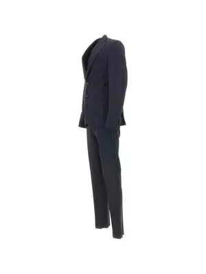UNGARO Pinstripe-pattern Suit - Blue