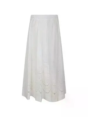 P.a.r.o.s.h Eyelet A-line Skirt