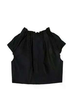 Simone Rocha Gathered-design Top - Black
