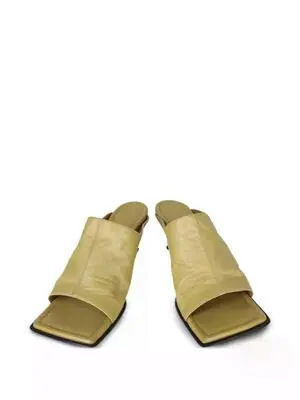 Bottega Veneta Square-toe Leather Sandals