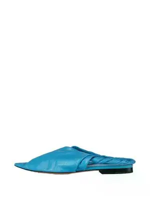 Bottega Veneta Pointed-toe Slingback Pumps - Blue