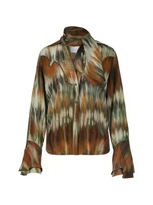 Johanna Ortiz Cabalgando Abstract-pattern Shirt - Brown