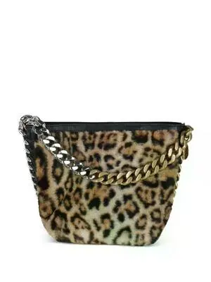 Stella McCartney Frayme Leopard-print Bucket Bag