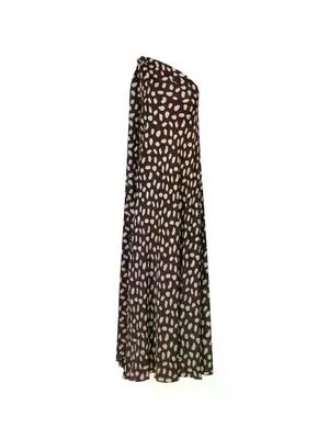 Johanna Ortiz Printed Maxi Dress - Brown