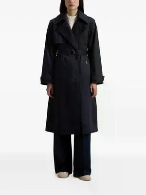 Woolrich Double-breasted Belted Trench Coat