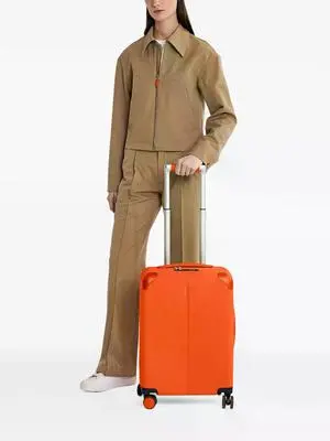 MAISON DE SABRE Leather Carry-on Suitcase - Orange