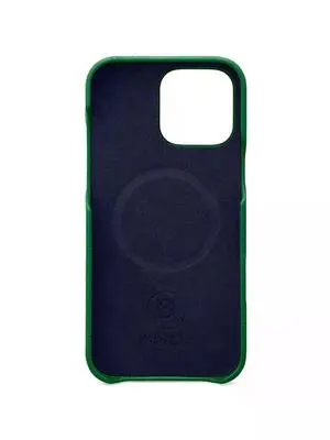 MAISON DE SABRE Leather Iphone 16 Pro Phone Case - Green
