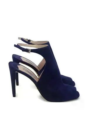 Prada Peep-toe Sandals - Blue