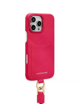 MAISON DE SABRE Sling Leather Iphone 16 Pro Max Phone Case