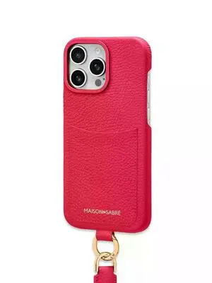 MAISON DE SABRE Sling Leather Iphone 16 Pro Max Phone Case