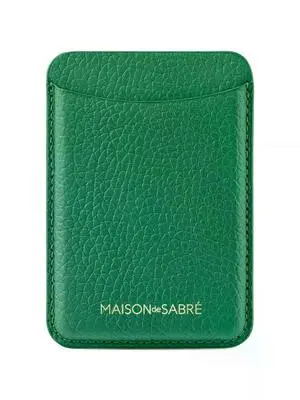 MAISON DE SABRE Leather Magsafe Wallet - Green
