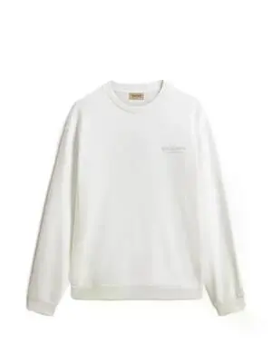Woolrich Ribbed Logo Sweatshirt - White