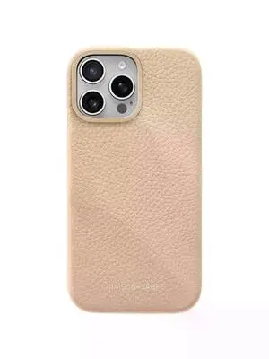 MAISON DE SABRE Leather Iphone 16 Pro Max Phone Case - Neutrals