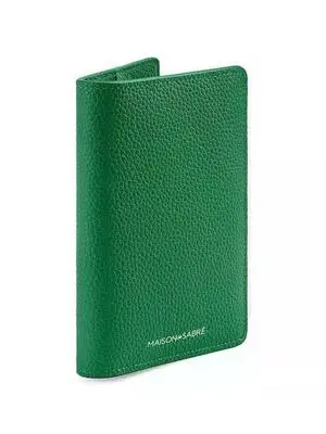 MAISON DE SABRE Leather Passport Holder