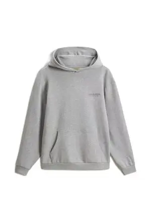 Woolrich Logo-detail Hoodie - Grey