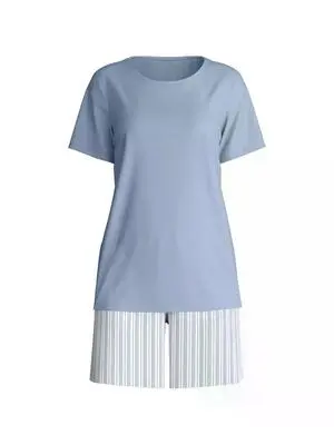 CALIDA Striped Dreams Pyjama Set - Blue