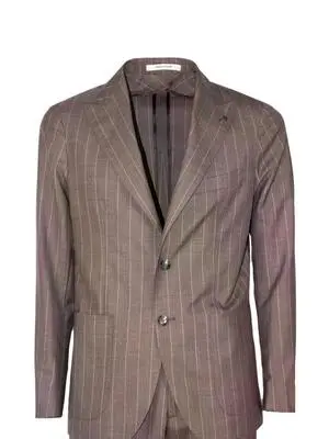 Tagliatore Pinstripe Virgin Wool Suit