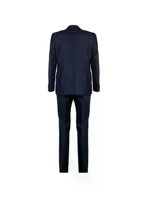 Tagliatore Satin Lapel Tailored Suit