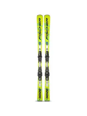 FISCHER Rc4 Noize St Triangle-patterned Skis - Yellow