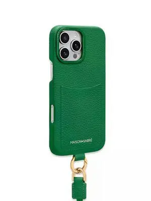 MAISON DE SABRE Sling Leather Iphone 16 Pro Max Phone Case