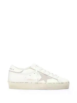 GOLDEN GOOSE Star-detail Leather Sneakers - White