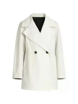 Liviana Conti Wallace Button-fastening Coat - White