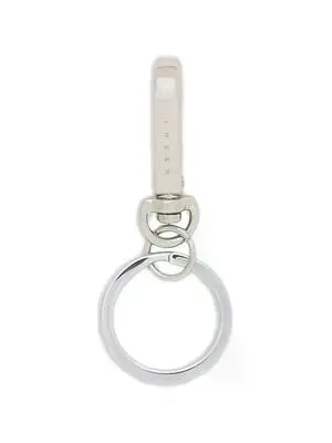Marni Engraved Keyring - Silver