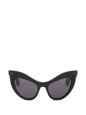 Marni Holoholona Cat-eye Logo Sunglasses - Black